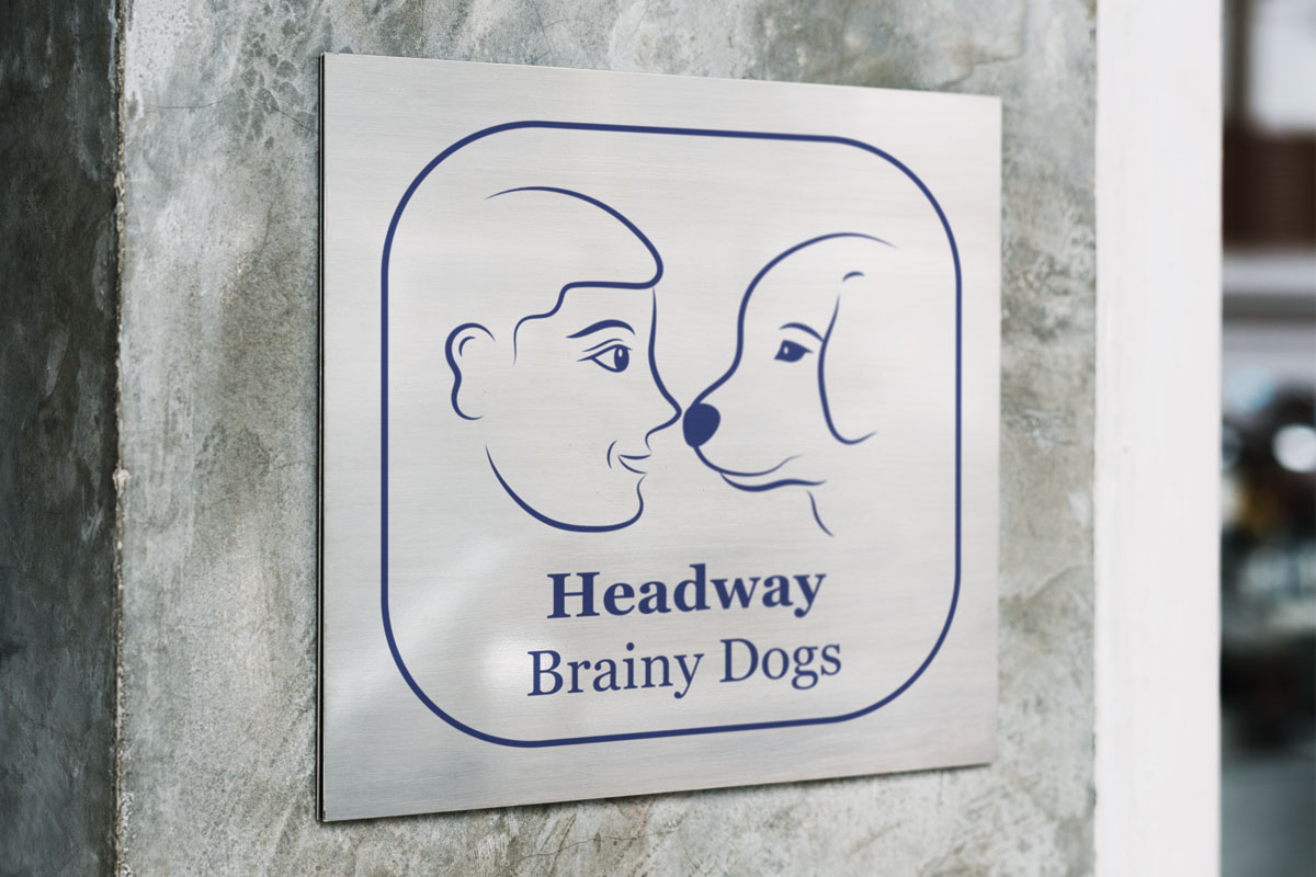 Headway Brainy Dogs Logo - Scott Frazer Graphic Design